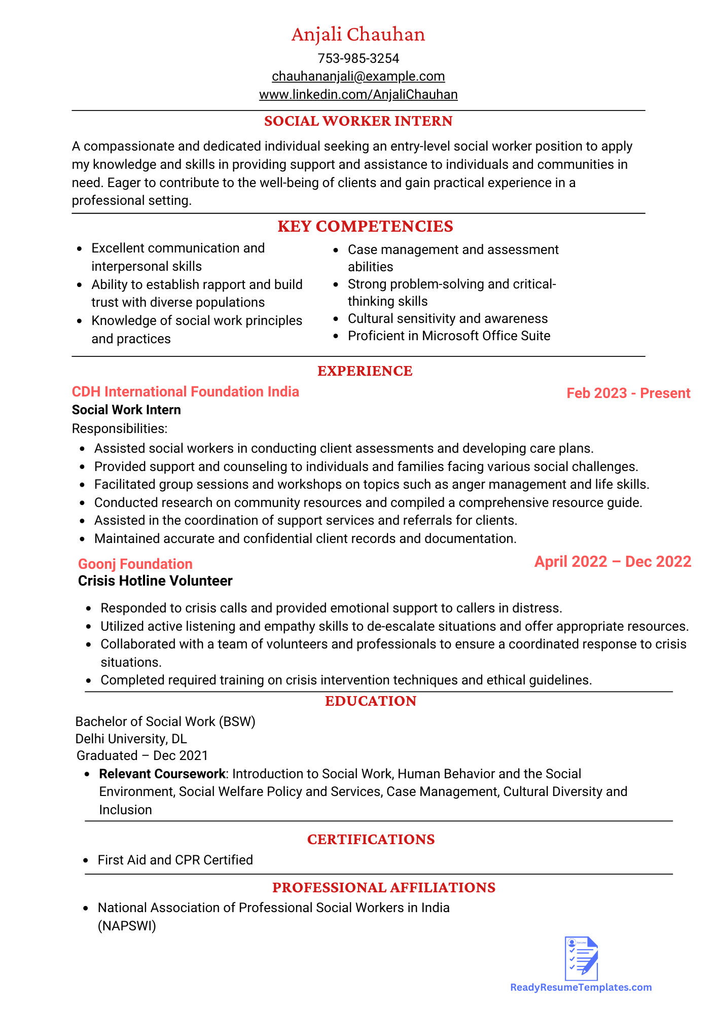 Social Worker Resume Templates For 2023 - Ready Resume Templates Social Worker Resume Templates For 2023 - Ready Resume Templates