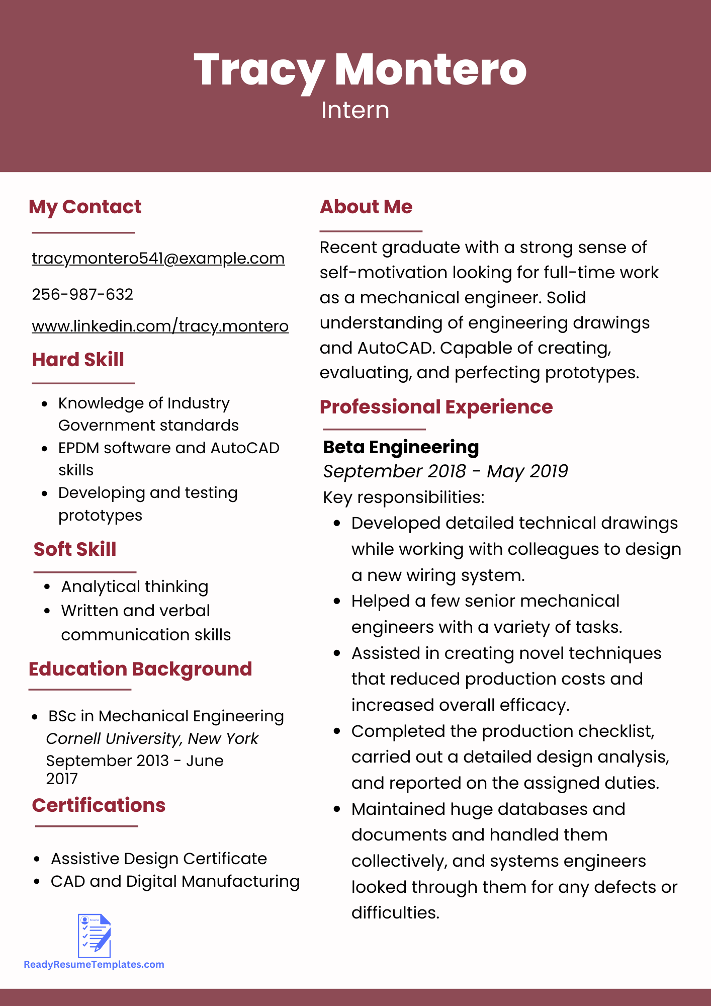 ATS-Friendly College Student Resume Templates For 2023 - Ready Resume ...